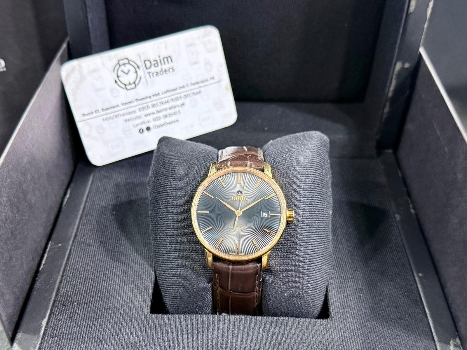 RADO Coupole R22861165 Auto Swiss Mens Daim Traders