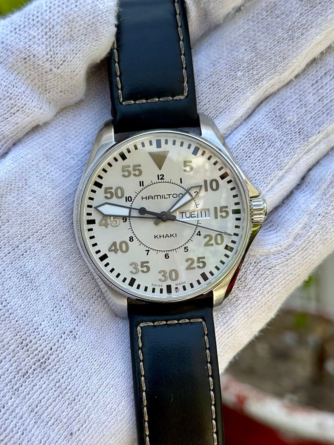 HAMILTON KHAKI AVIATION PILOT H64611555 Automatic Swiss Quartz | Daim ...