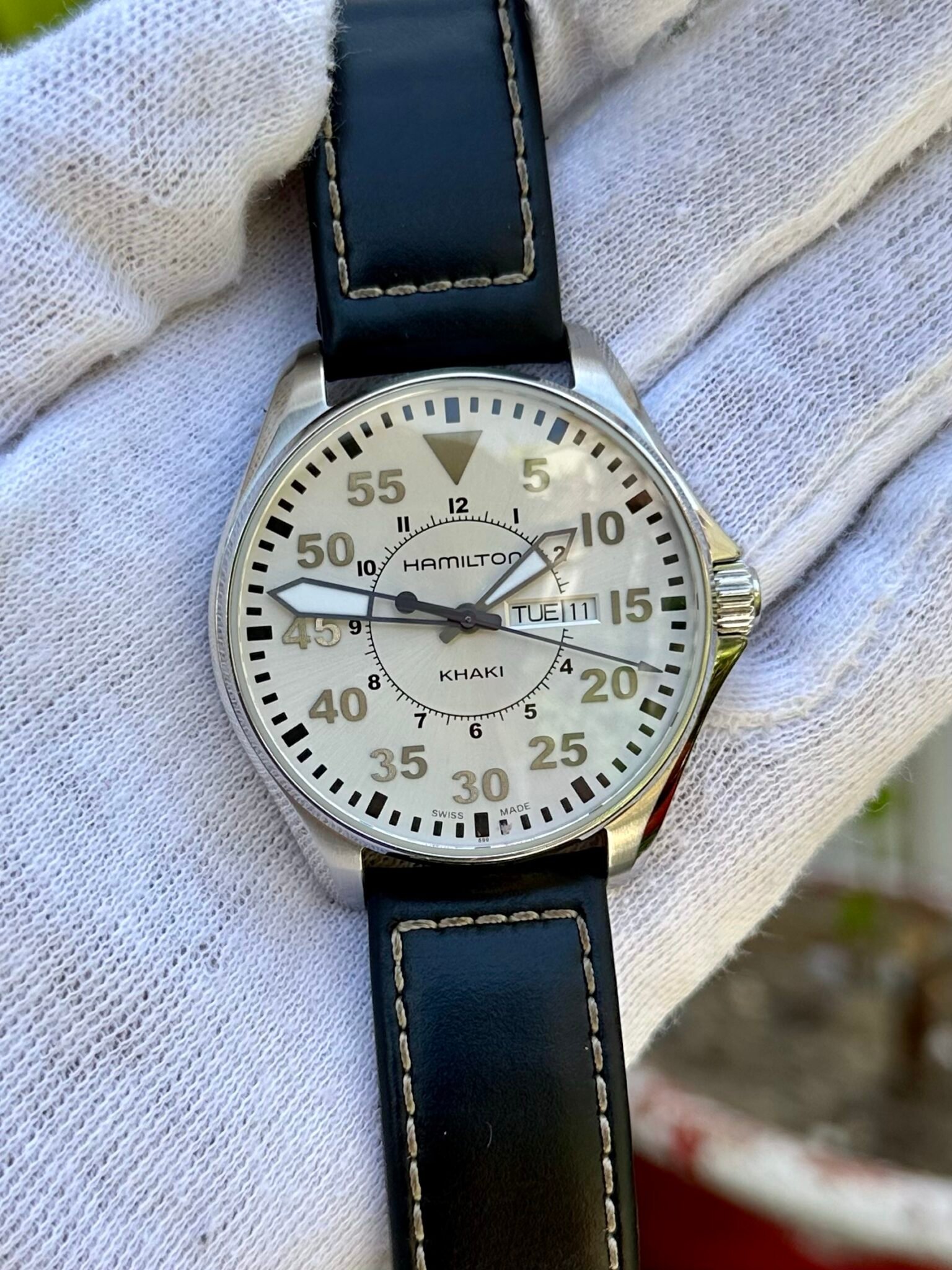HAMILTON KHAKI AVIATION PILOT H64611555 Automatic Swiss Quartz | Daim ...
